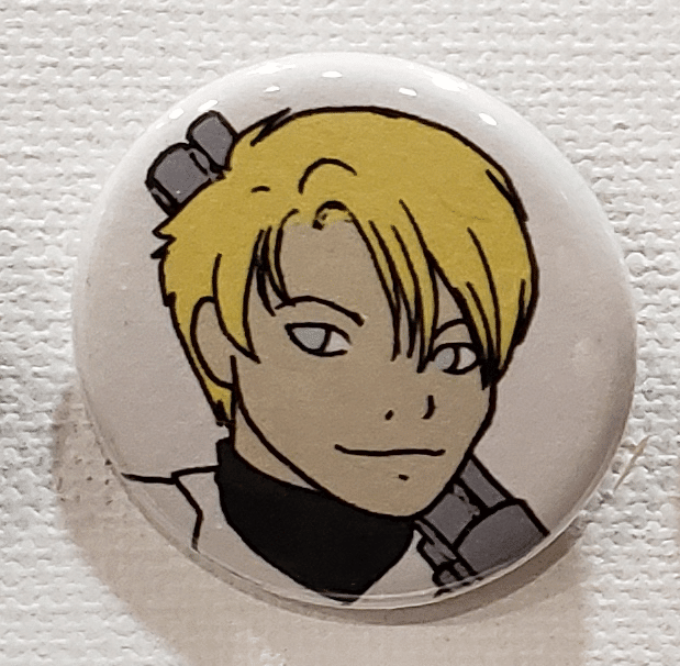 Rufus Shinra Button – Blue Moon Design Studio