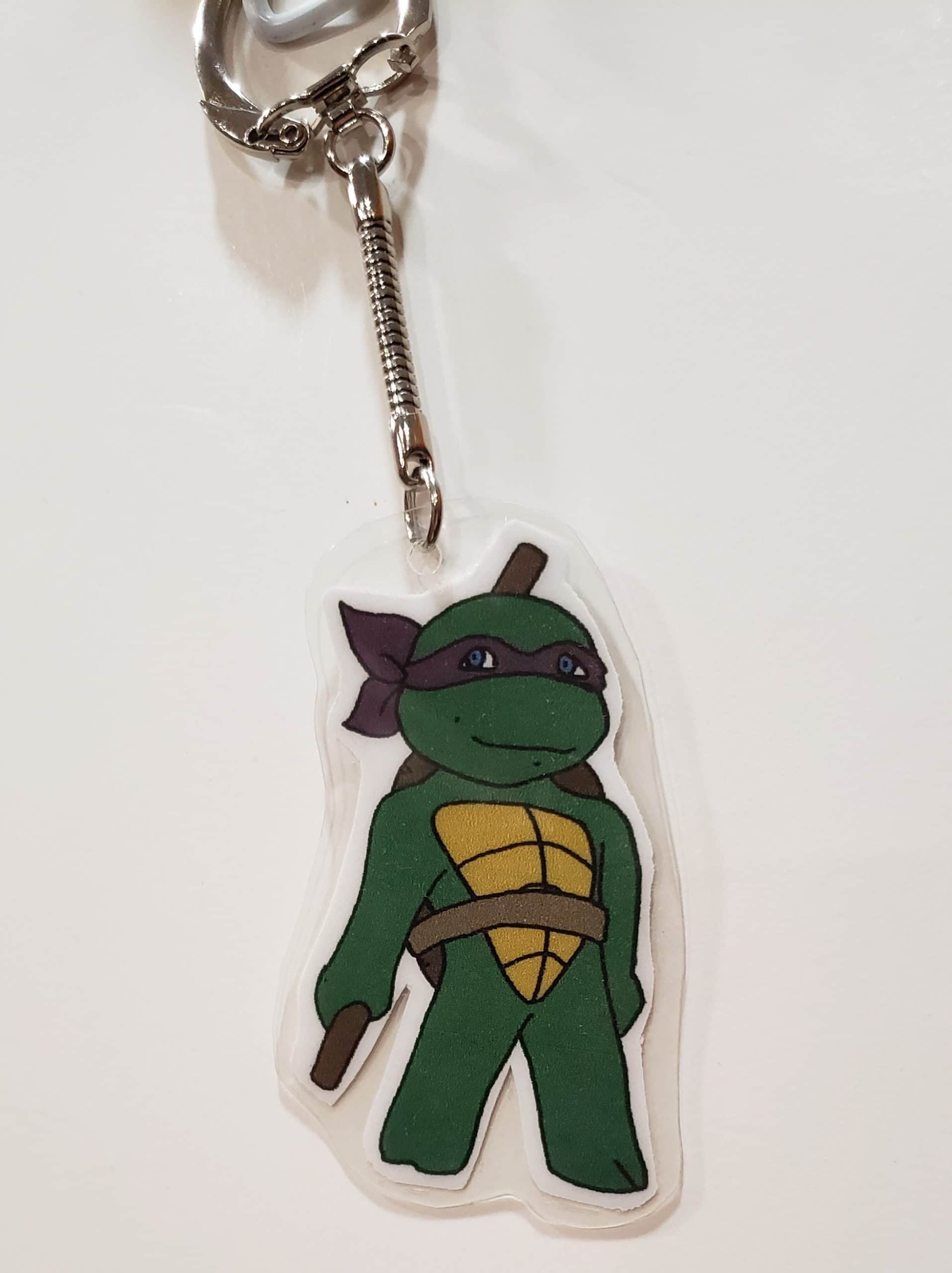 Donatello Keychain – Blue Moon Design Studio