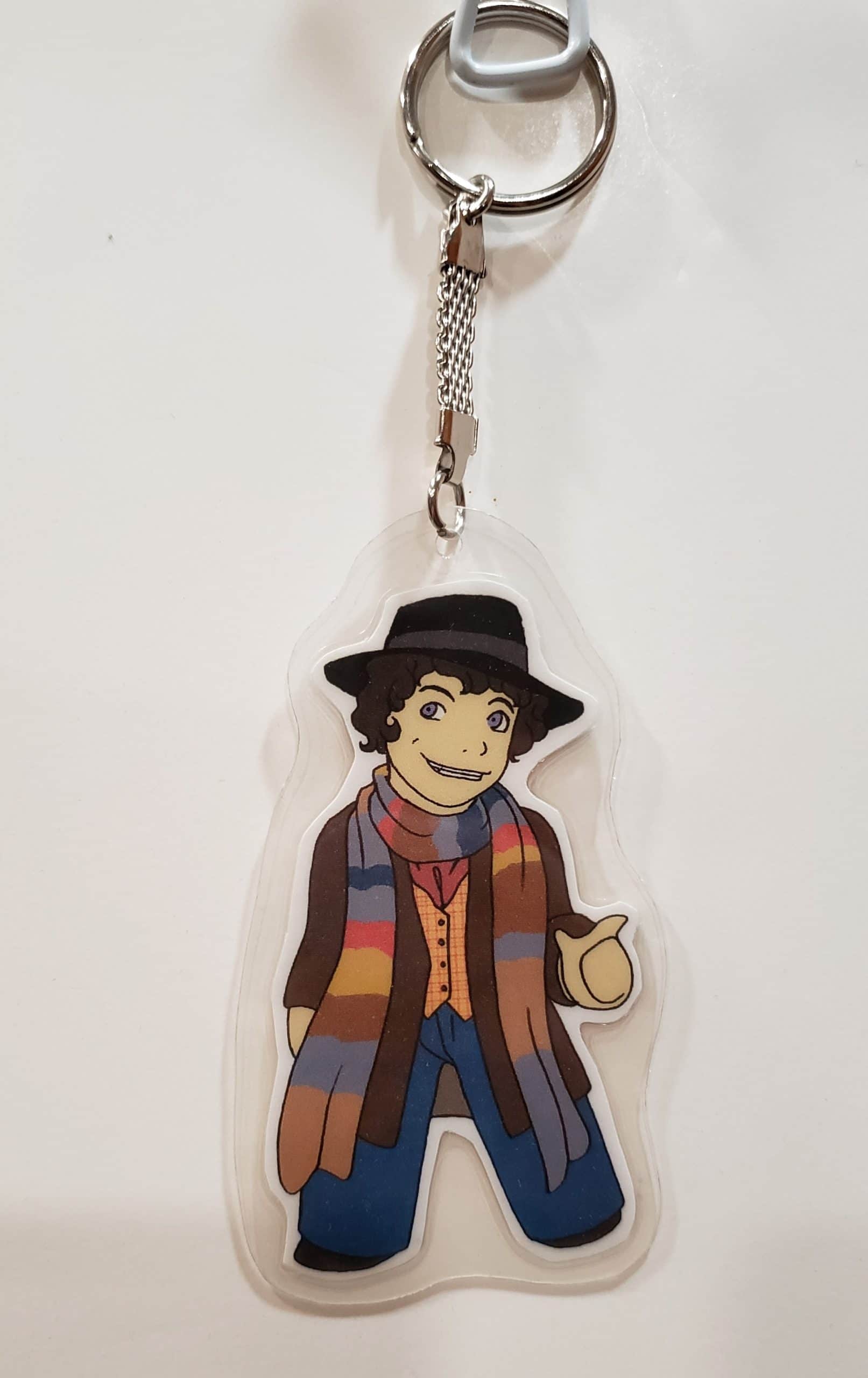 Fourth Doctor Tom Baker Keychain – Blue Moon Design Studio