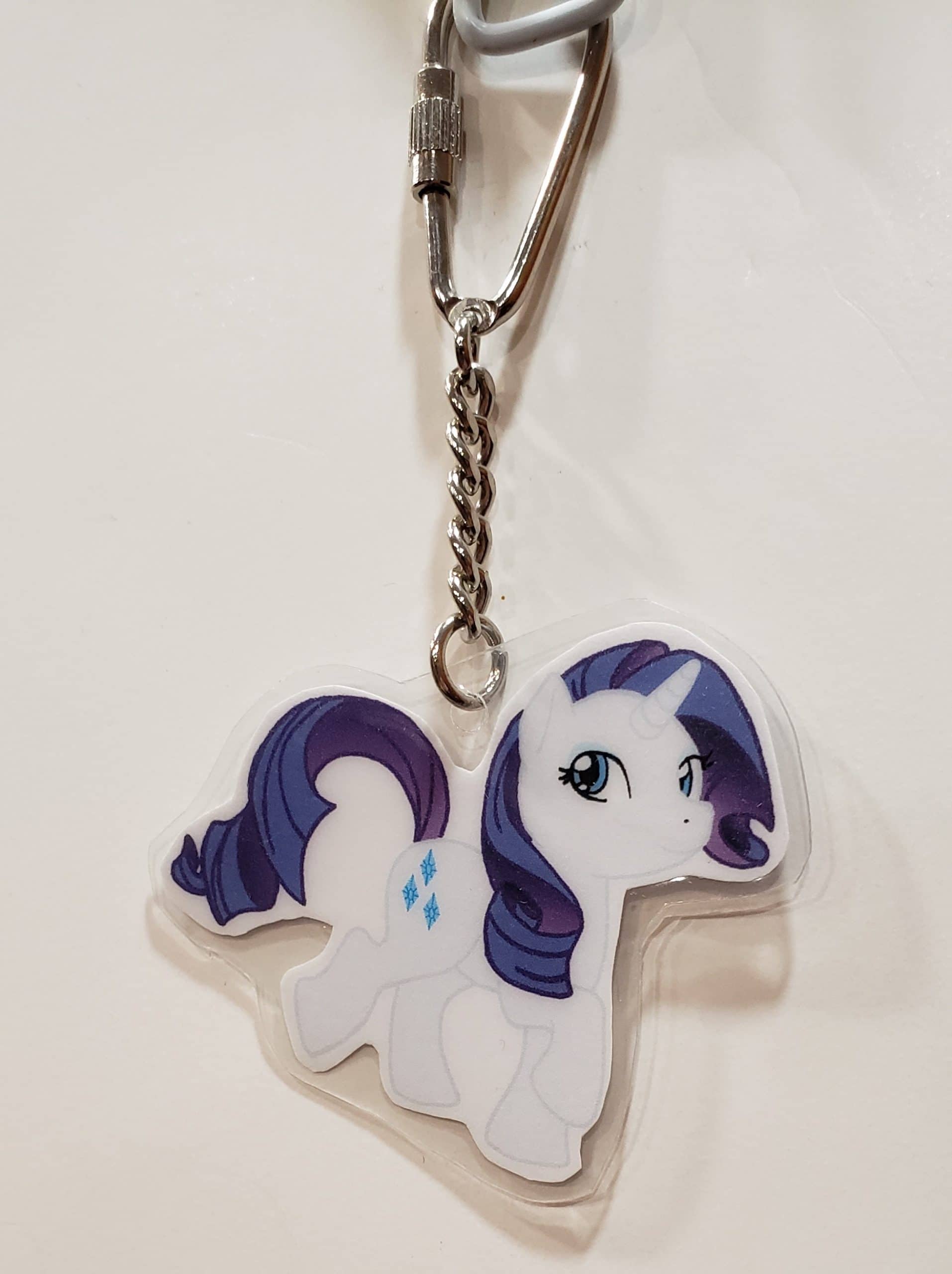 Rarity Keychain – Blue Moon Design Studio