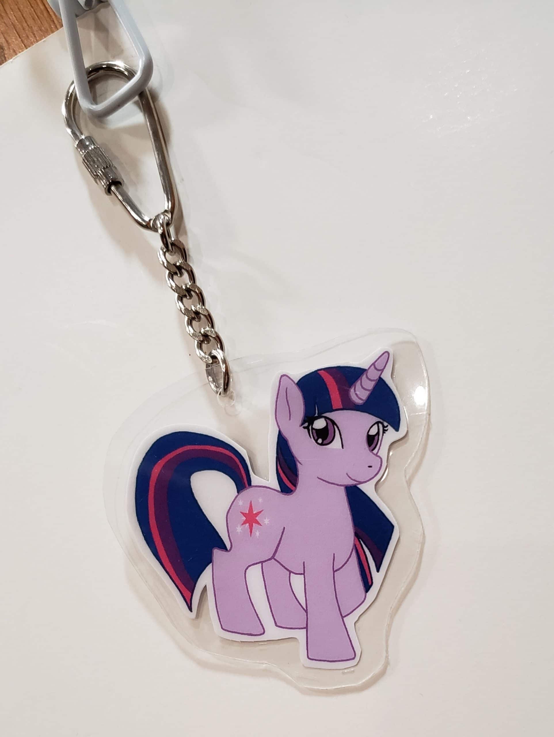 Twilight Sparkle Keychain - Blue Moon Design Studio