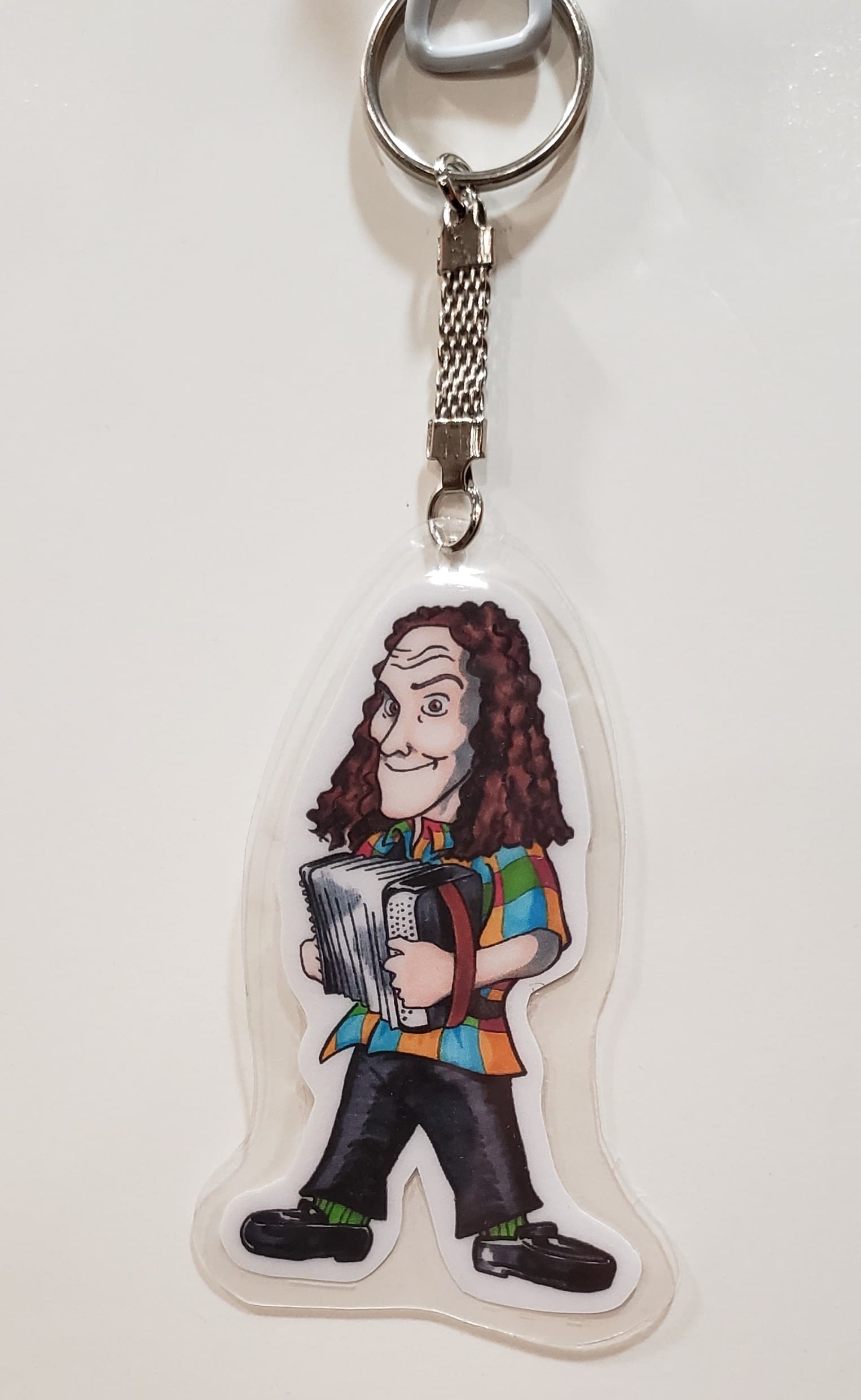 Weird Al (accordian) Keychain – Blue Moon Design Studio